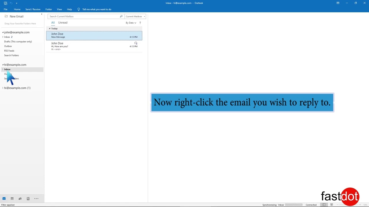 How to Reply to an Email in Outlook 2019