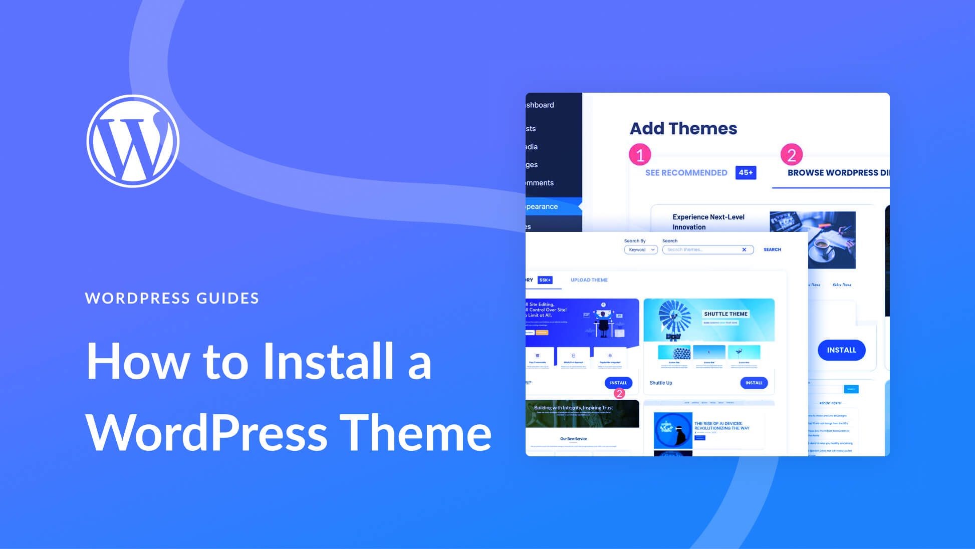 How to Install a New WordPress Theme